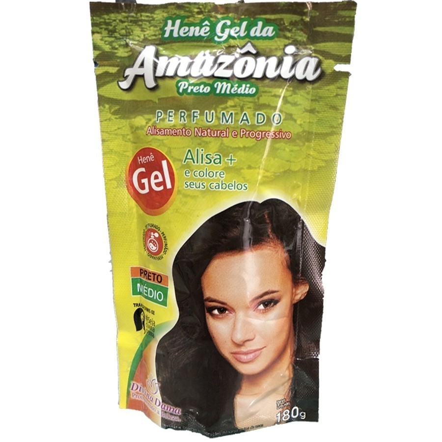 Henê Da Amazônia Em Gel Preto Médio 180g | Shopee Brasil