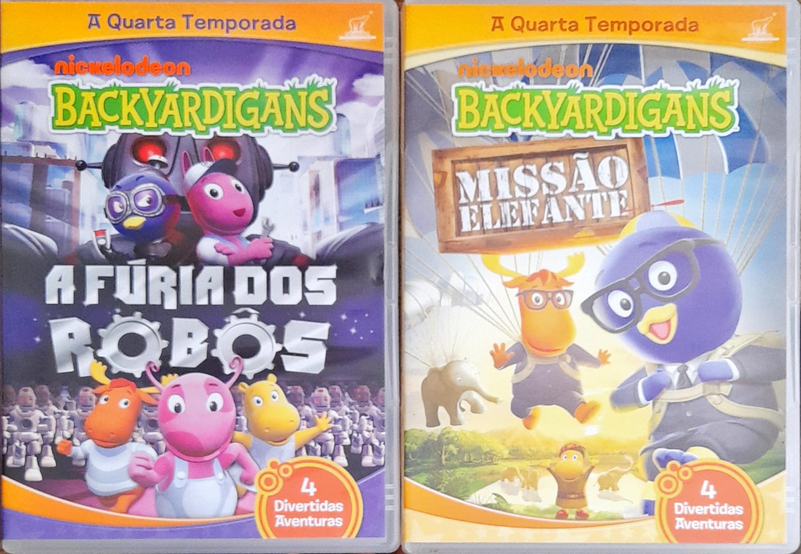 Dvd Original Backyardigans 4 Temporada A Fúria dos Robôs + Missão ...
