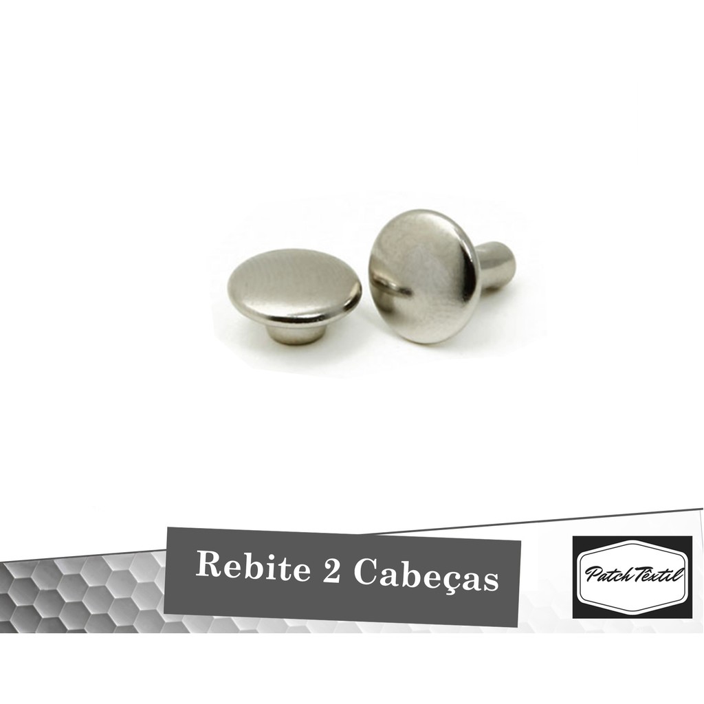 Rebite Duas Cabeças Acabamento 2 Lados N.3 - 50 Unidades | Shopee Brasil