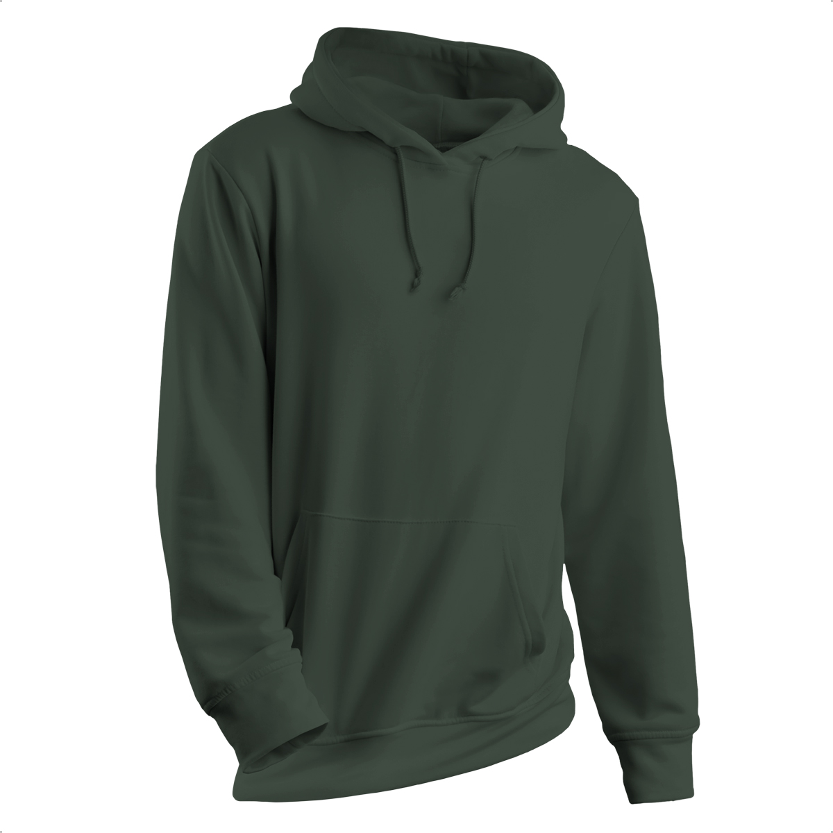 Moletom Liso Unissex Algodão Canguru e Capuz Verde Militar | Shopee Brasil