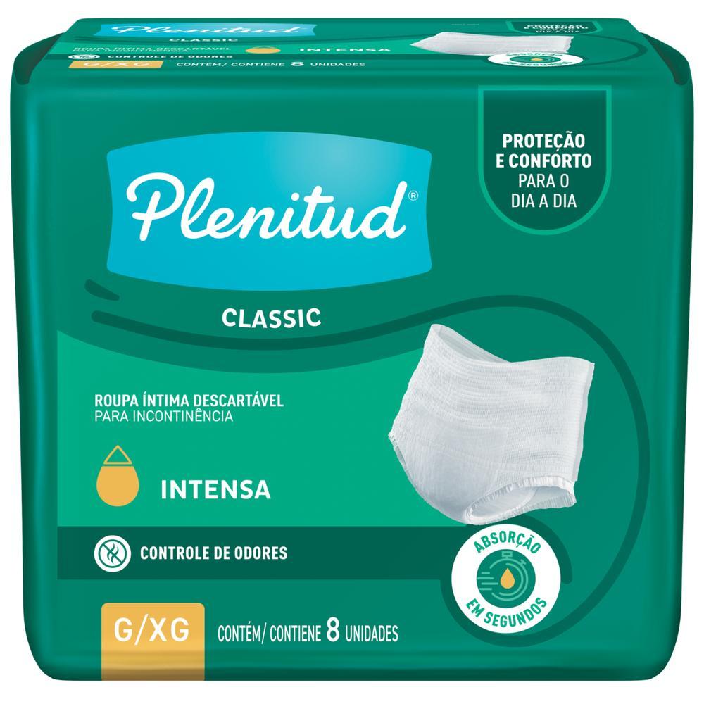 Fralda Geriátrica para Incontinência Urinaria Plenitud Classic - G-XG | Shopee Brasil