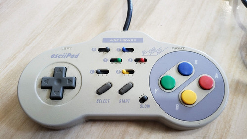 Controle Asciiware AsciiPad Para O Super Nintendo Tudo 100% | Shopee Brasil