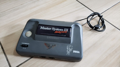 Master System 3 Compact Só O Console Funcionando 100%, J1 | Shopee Brasil