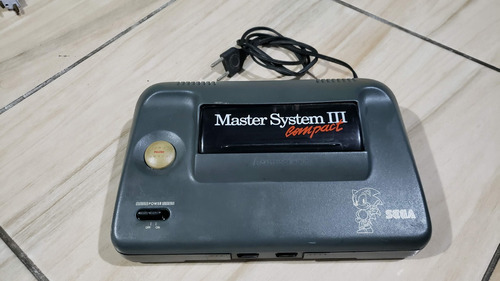 Master System 3 Compact Só O Aparelho Sem Nada. Funcionando 100%. B1 | Shopee Brasil