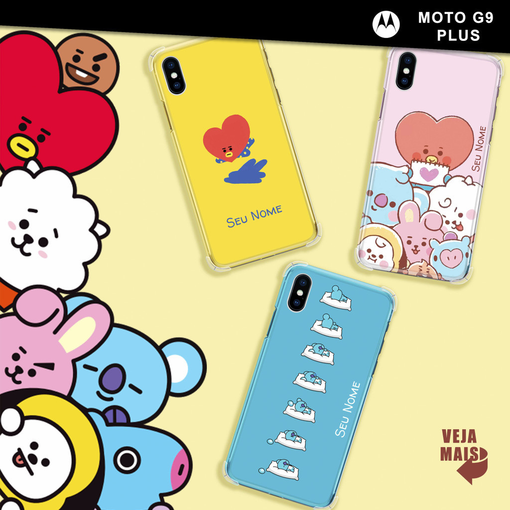 Capa Capinha - Motorola Moto G9 Plus - BTS BT21 Personalizado | Shopee Brasil