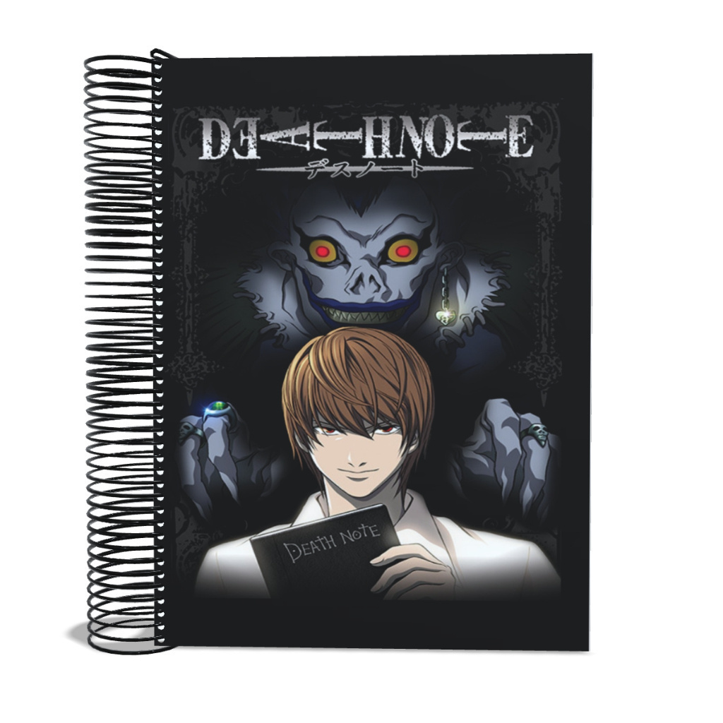 Caderno Escolar Death Note de 1 a 20 matérias Capa Dura | Shopee Brasil