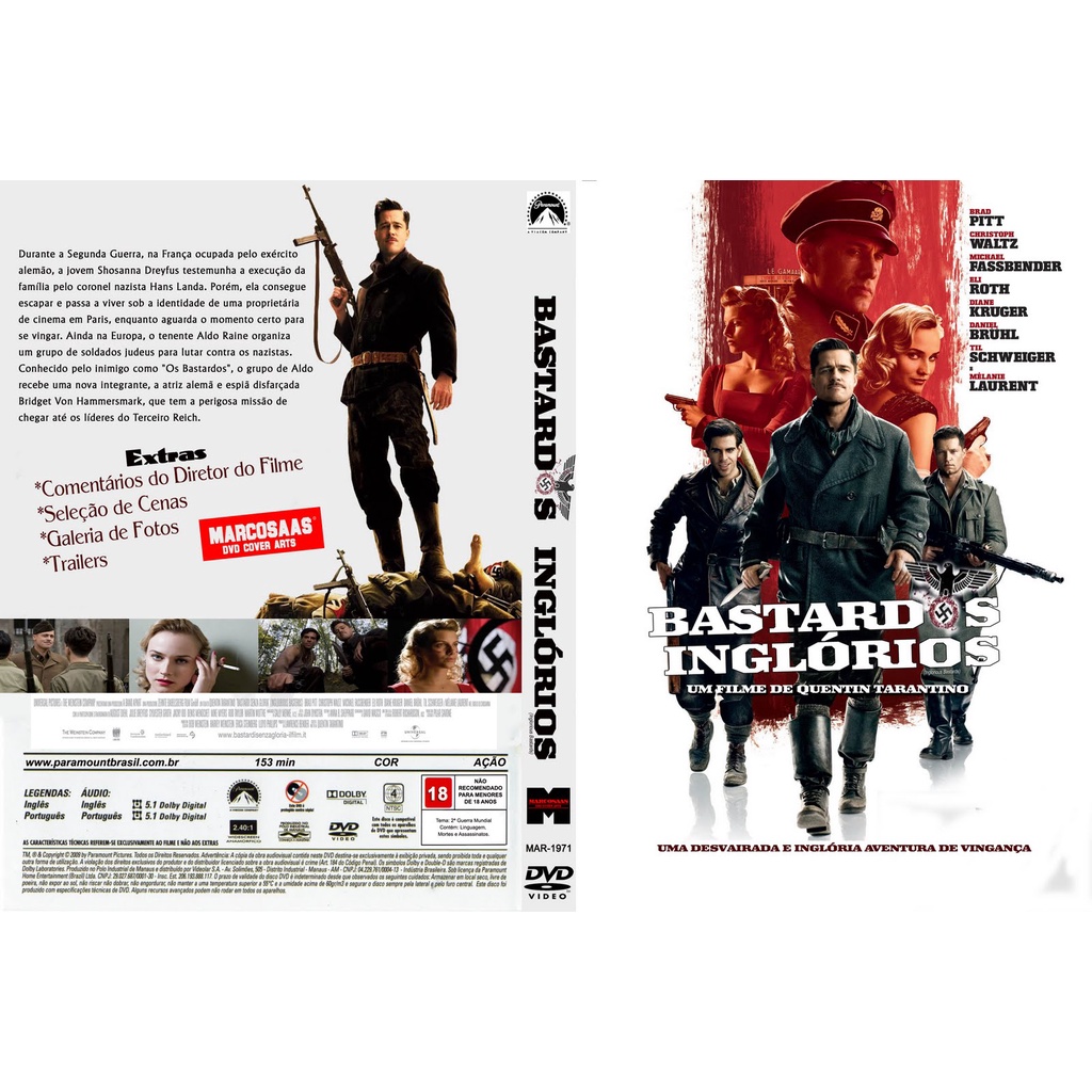 BASTARDOS INGLÓRIOS (2009) | Shopee Brasil