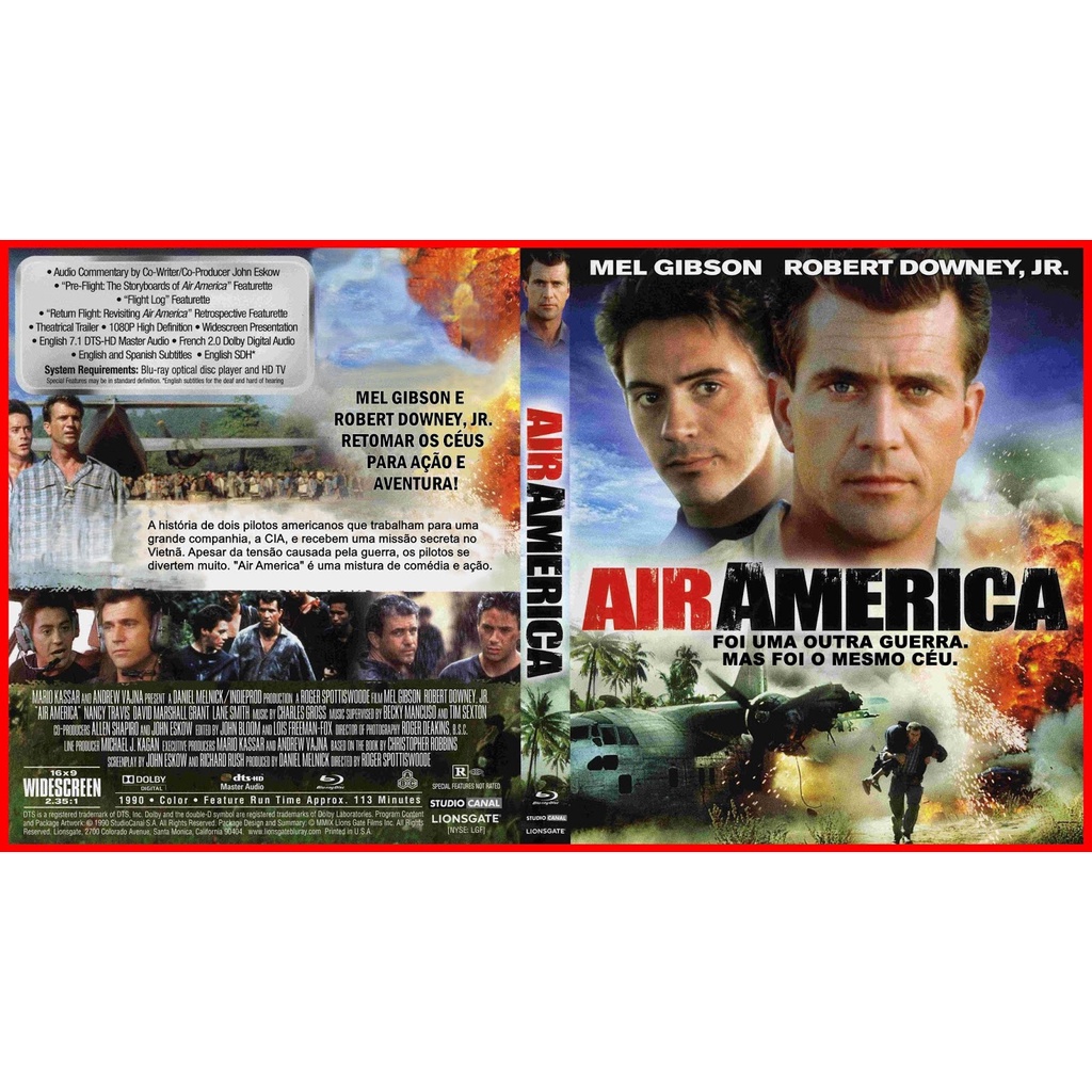 AIR AMERICA: LOUCOS PELO PERIGO (1990) | Shopee Brasil