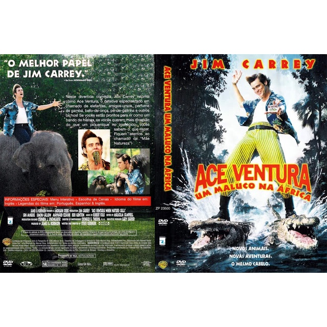 ACE VENTURA 2: UM MALUCO NA AFRICA (1995) | Shopee Brasil