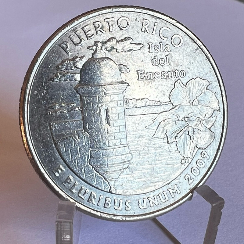 Moeda Quarter Dollar Puerto Rico Série Estados Americanos Porto Rico ...