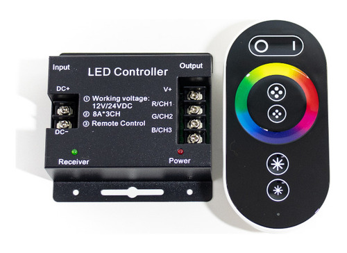 Controladora Controle Controller Inteligente Remoto Rgbw LED Touch 18a ...