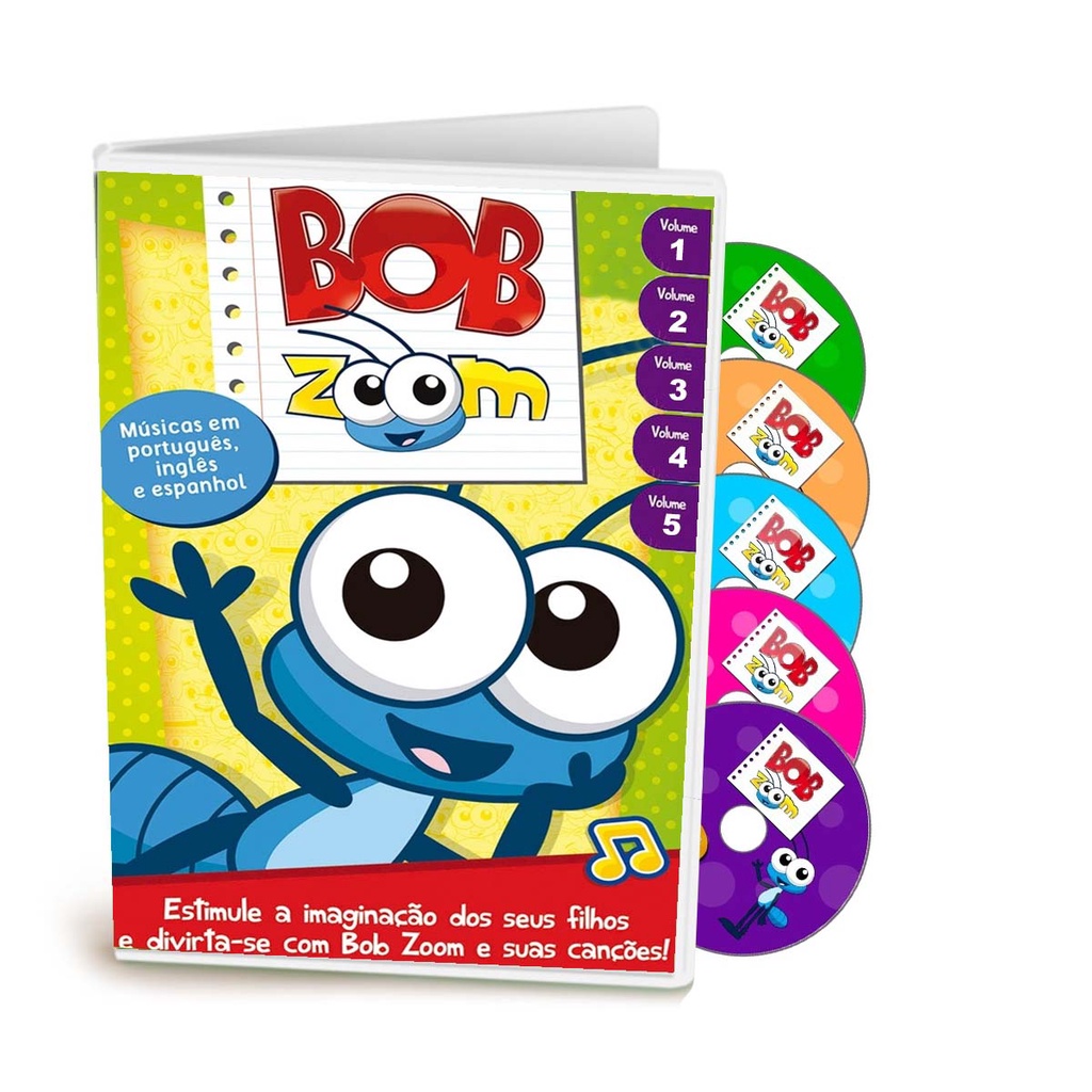 Dvd Bob Zoom Coleção - 5 Dvd | Shopee Brasil