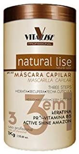 Detra Natural Lise Máscara Capilar 3 em 1 1Kg - R | Shopee Brasil