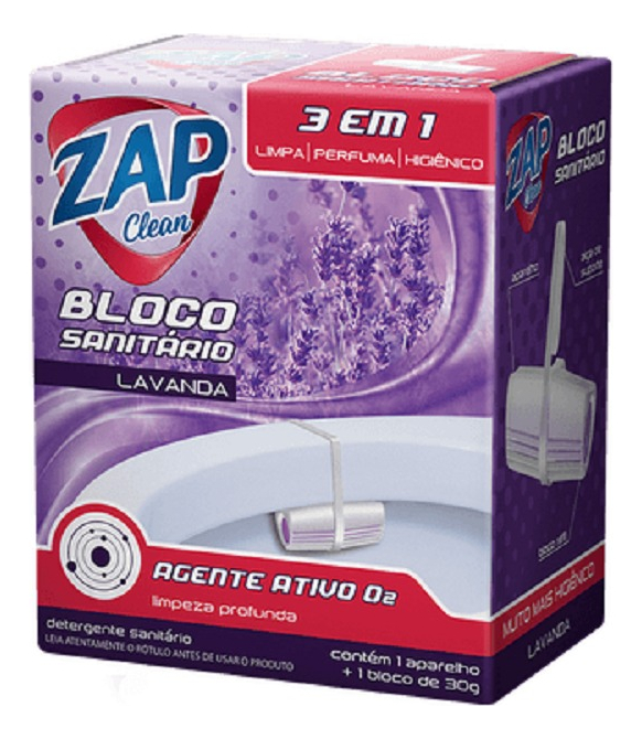 Bloco Sanitario Zap Clean 30g | Shopee Brasil