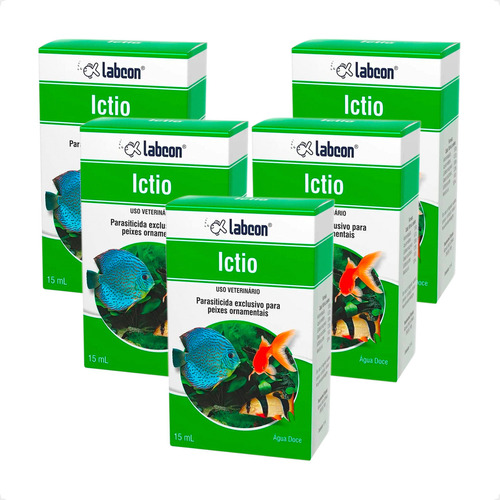 Kit 5 Labcon Ictio - 15 mL | Shopee Brasil