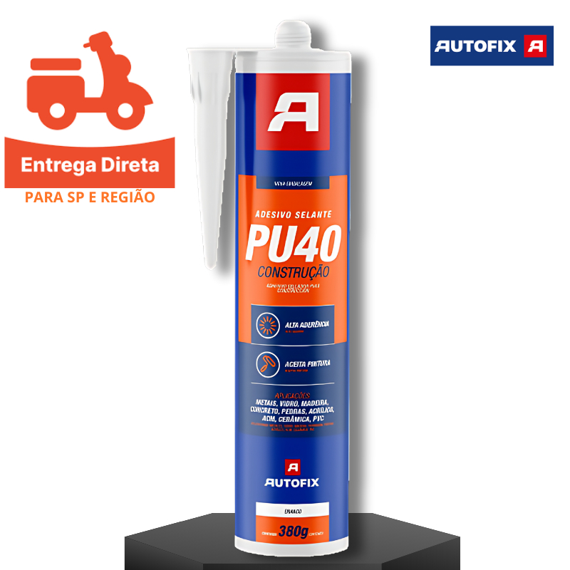 Silicone Selante Cola Pu 40 Flex Cores 380g Autofix - Pu40 / Sela ...