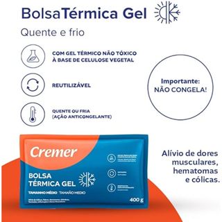Bolsa Térmica em Gel Aquecimento Alívio Cólicas Dores Bebê Cremer ...
