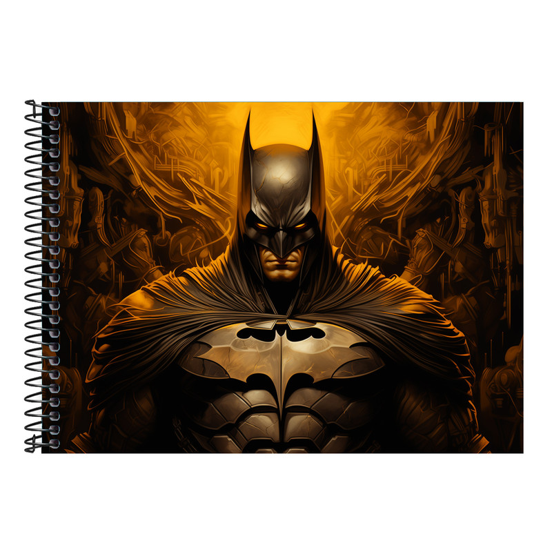 Caderno Desenho Batman Capa Dura 48 Folhas | Shopee Brasil
