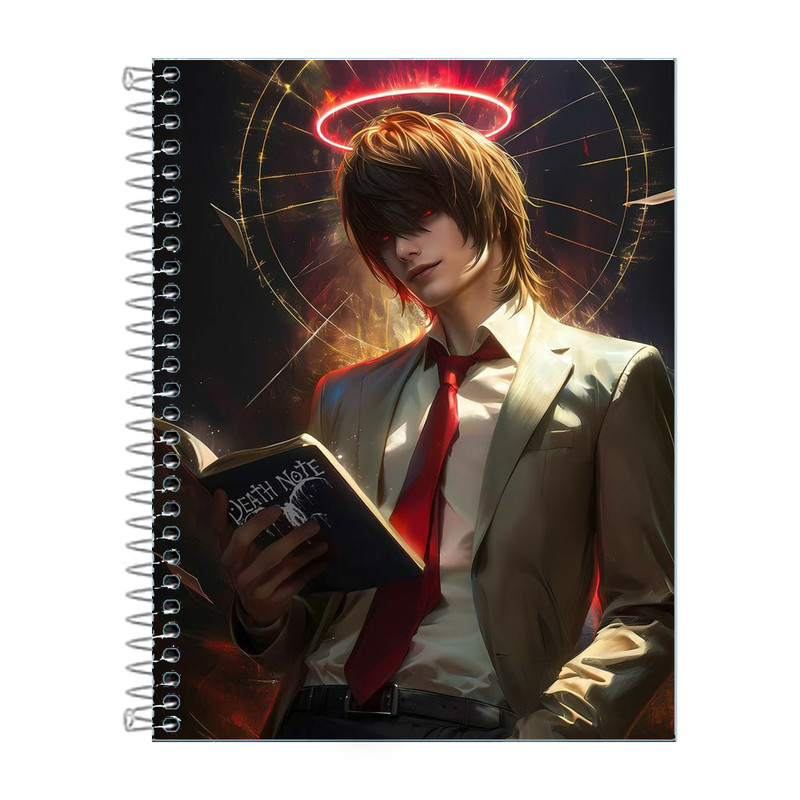 Caderno Death Note Novo 10 Matérias 160 Folhas | Shopee Brasil