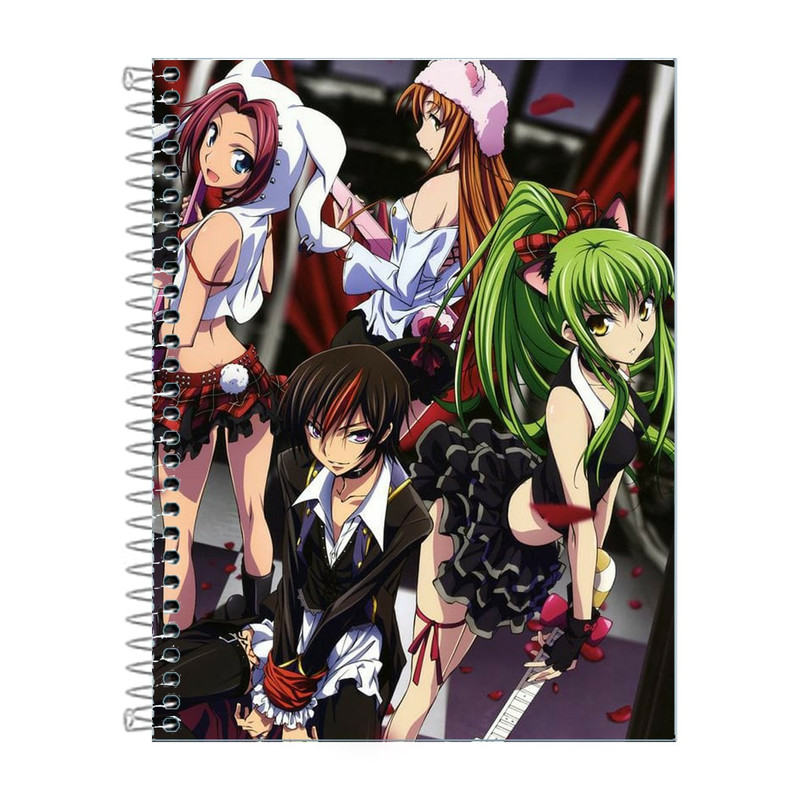 Caderno Code Geass 1 Matéria 80 Folhas | Shopee Brasil