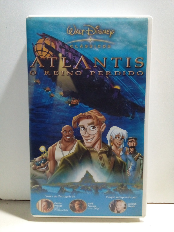 Fita Vhs Atlantis - O Reino Perdido - Disney - Dublado | Shopee Brasil