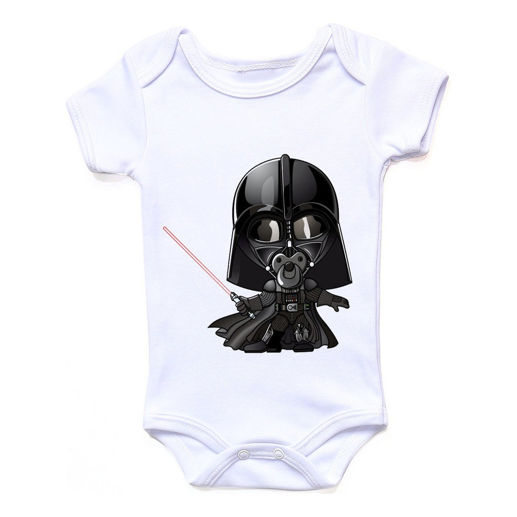 Body Bebês Star Wars Chibi Darth Baby Guardines Galaxia | Shopee Brasil
