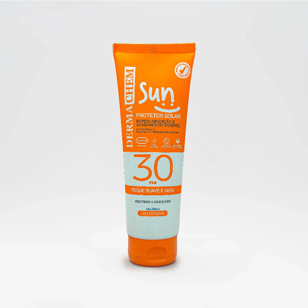 Protetor Solar Sun FPS 30 200g Dermachem | Shopee Brasil