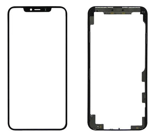 Tela Vidro Frontal iPhone 12 Normal (vidro +oca + Aro) Pronta Entrega ...