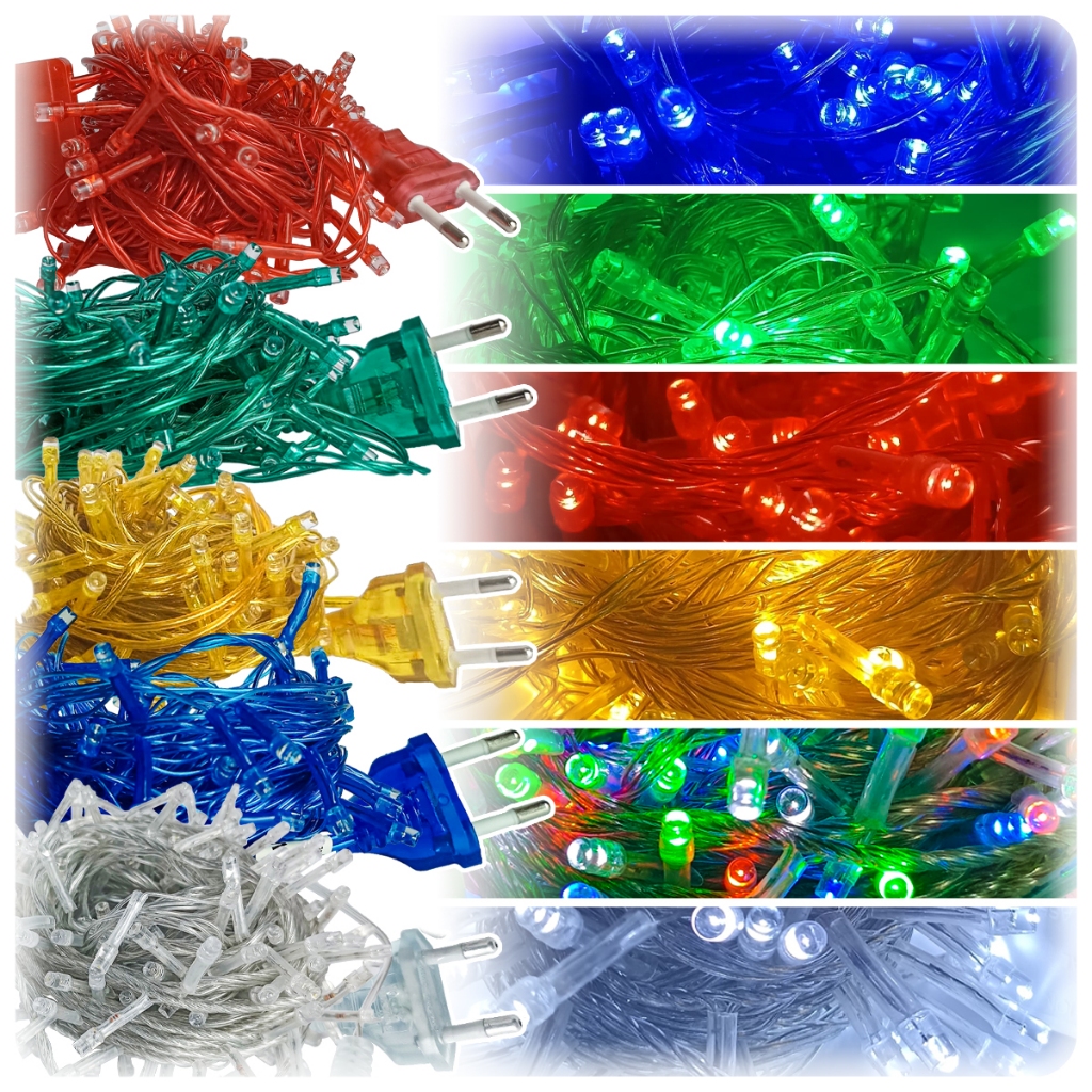 Pisca Pisca 200 Leds - Fio Cor do LED 8 Funções 15 metros Iluminação ...