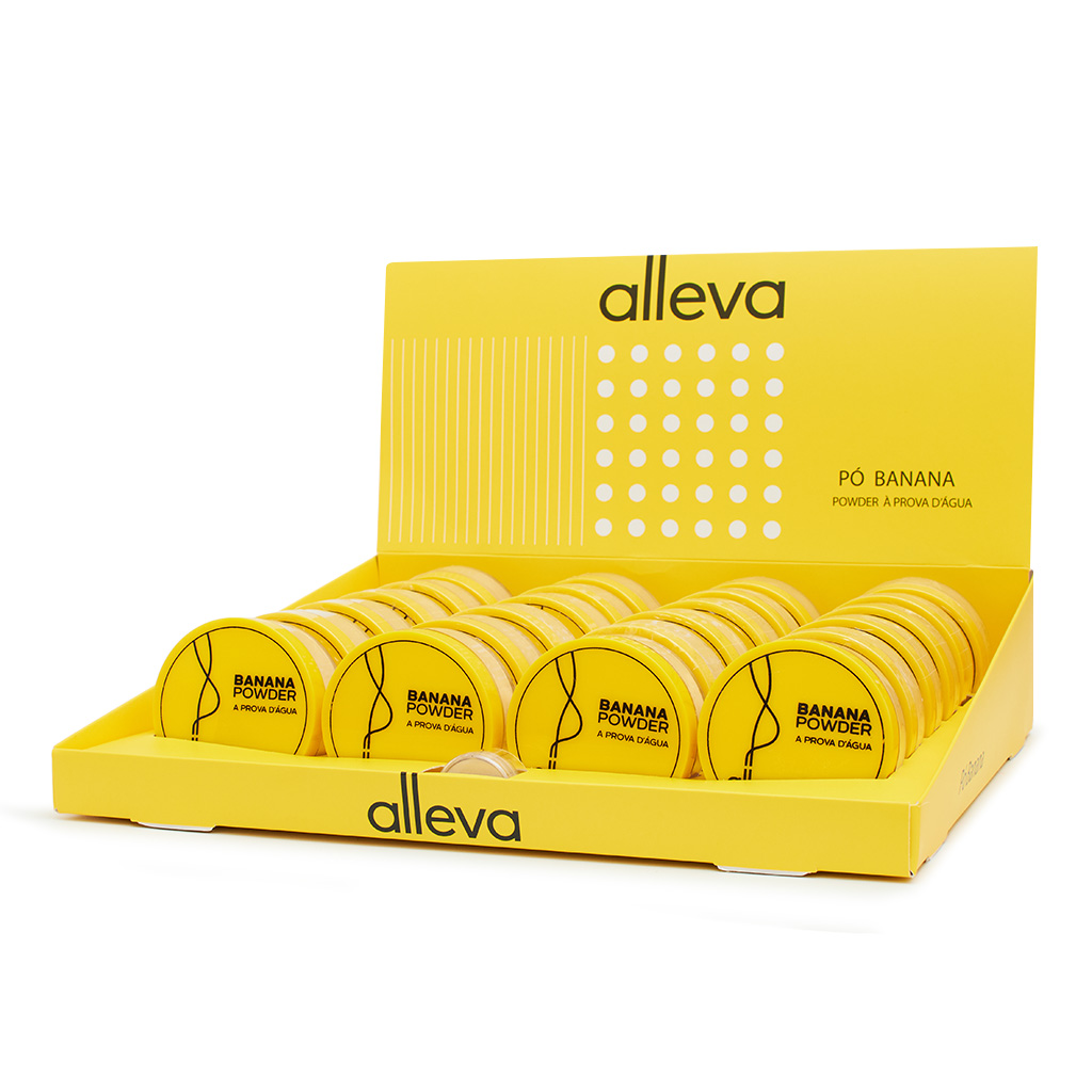 Pó Banana Powder à Prova D'água Alleva 15g | Shopee Brasil