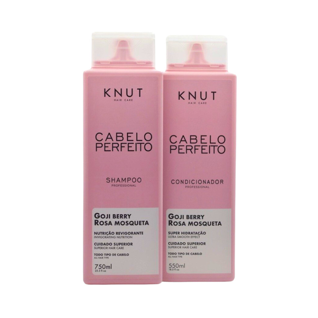 Knut Kit Cabelo Perfeito Shampoo 750ml + Condicionador 550ml | Shopee ...
