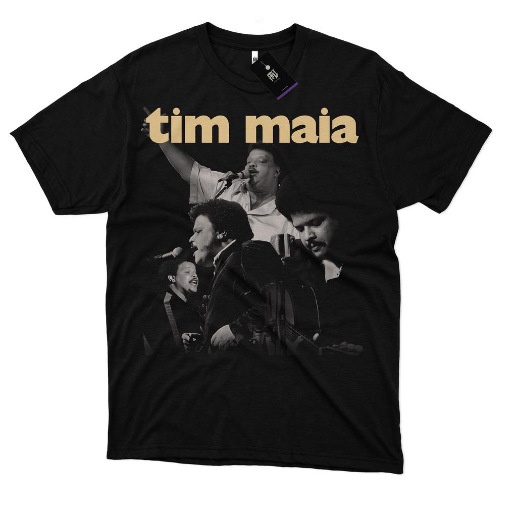 Camiseta Tim Maia Soul Music 100% Algodão | Shopee Brasil