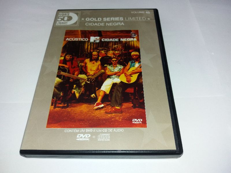 Dvd + Cd : Cidade Negra - Acustico MTV 2002 - Novo | Shopee Brasil