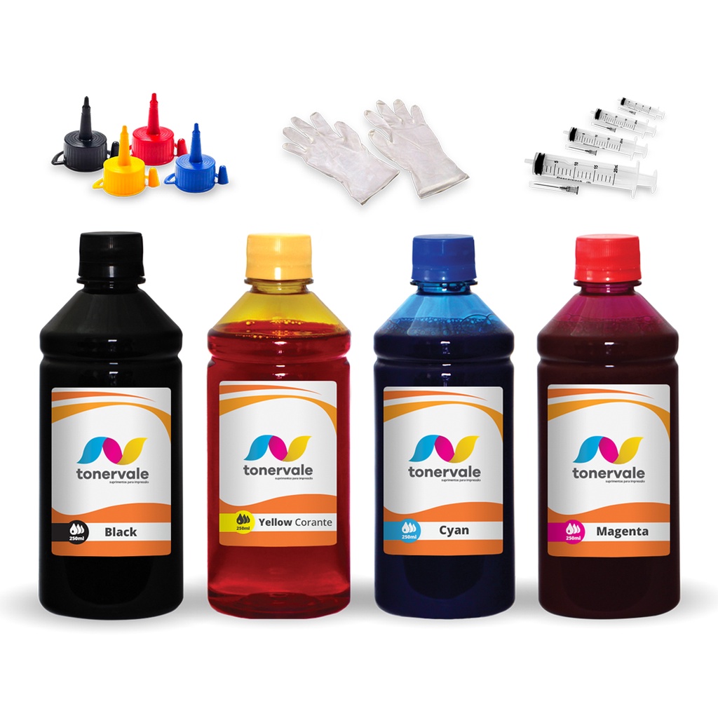 Kit 4 Tinta Para Brother MFC-J6510DW J5910 J6710 LC-79 de 250ml ...