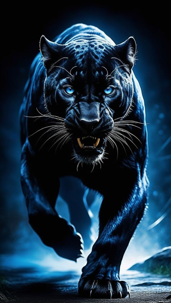 Adesivo de Coluna de Porta Carro pantera negra azul.png | Shopee Brasil