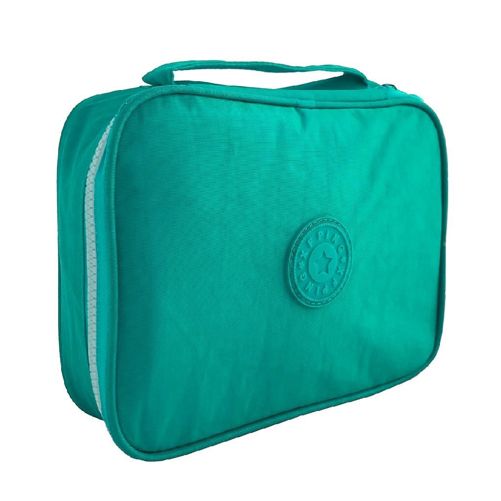 Estojo Grande Verde Box Jumbo Organizar Material Escolar | Shopee Brasil