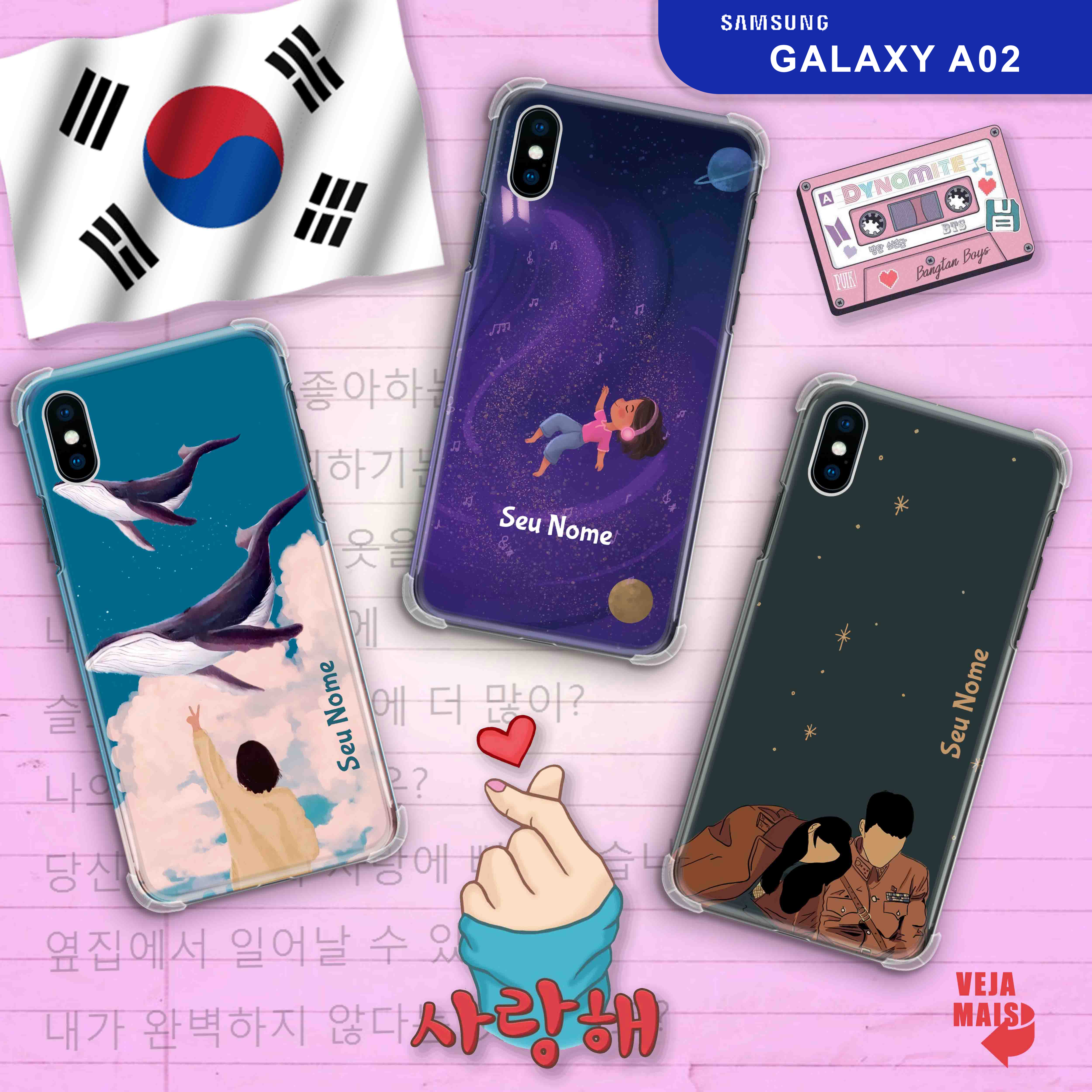 Capa Capinha - Samsung Galaxy A02 - Kpop e Doramas Personalizadas ...