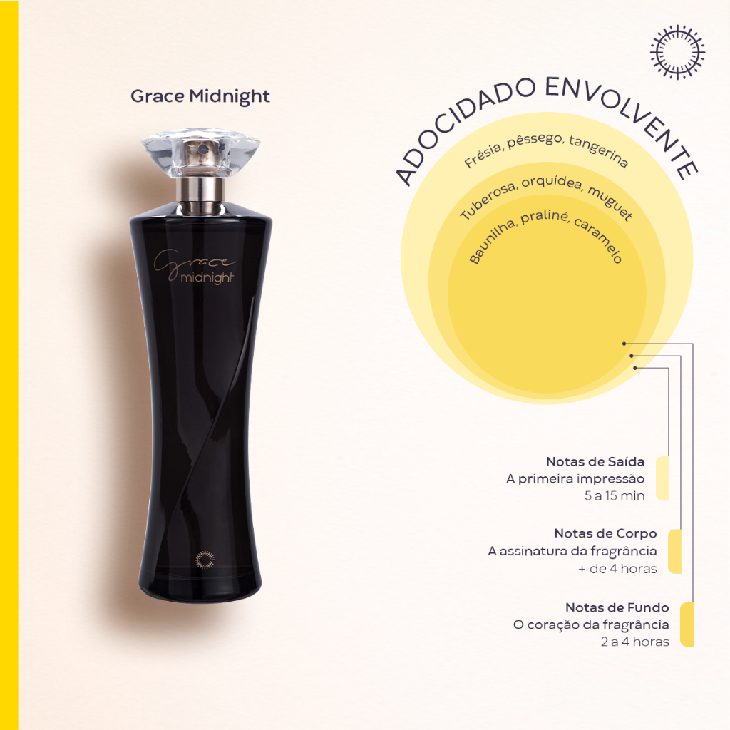 Grace Midnight Hinode Deo Colônia 100ml (original e lacrado) | Shopee Brasil