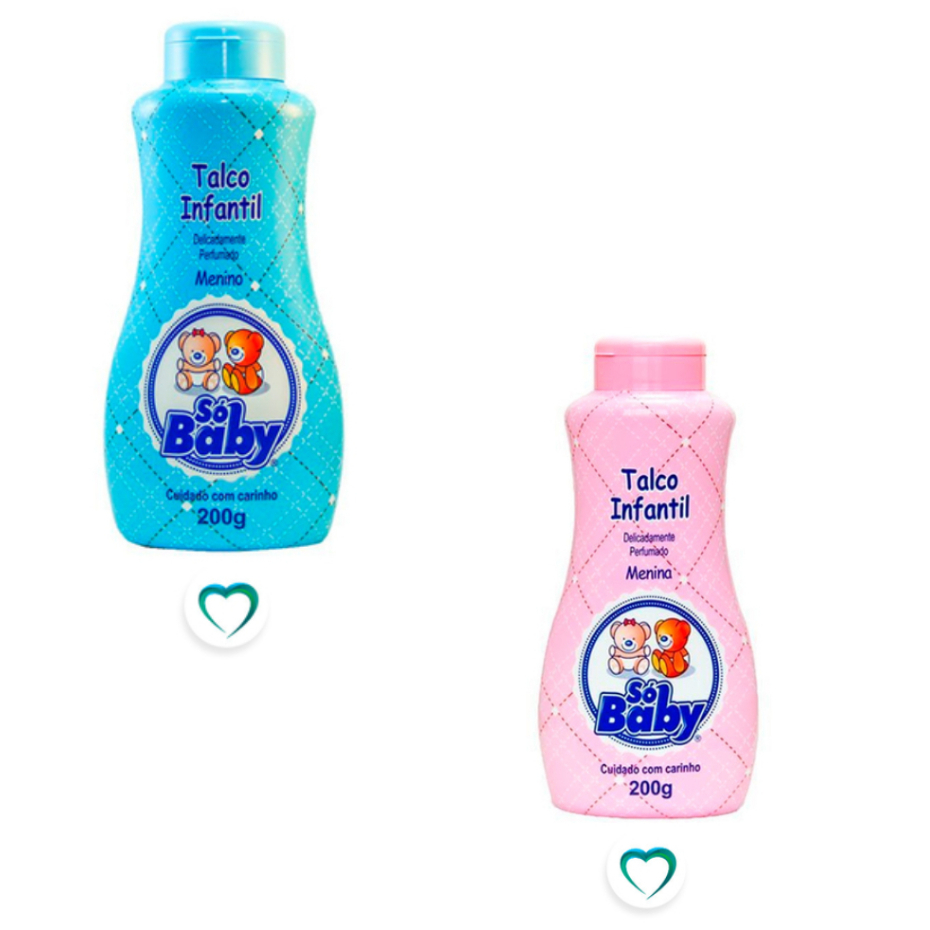 Talco Infantil Perfumado Só Baby 200G | Shopee Brasil