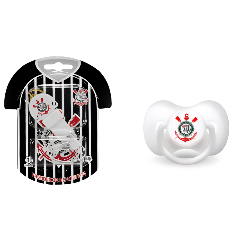 Kit infantil times Brasileiros (Chupeta + Prendedor de chupetas) Kids ...