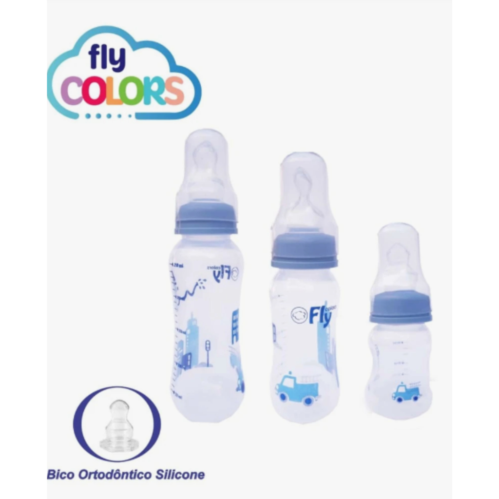 Mamadeiras Silicone bico ortodontico - Kit com 3 unidades (80ml, 150ml ...