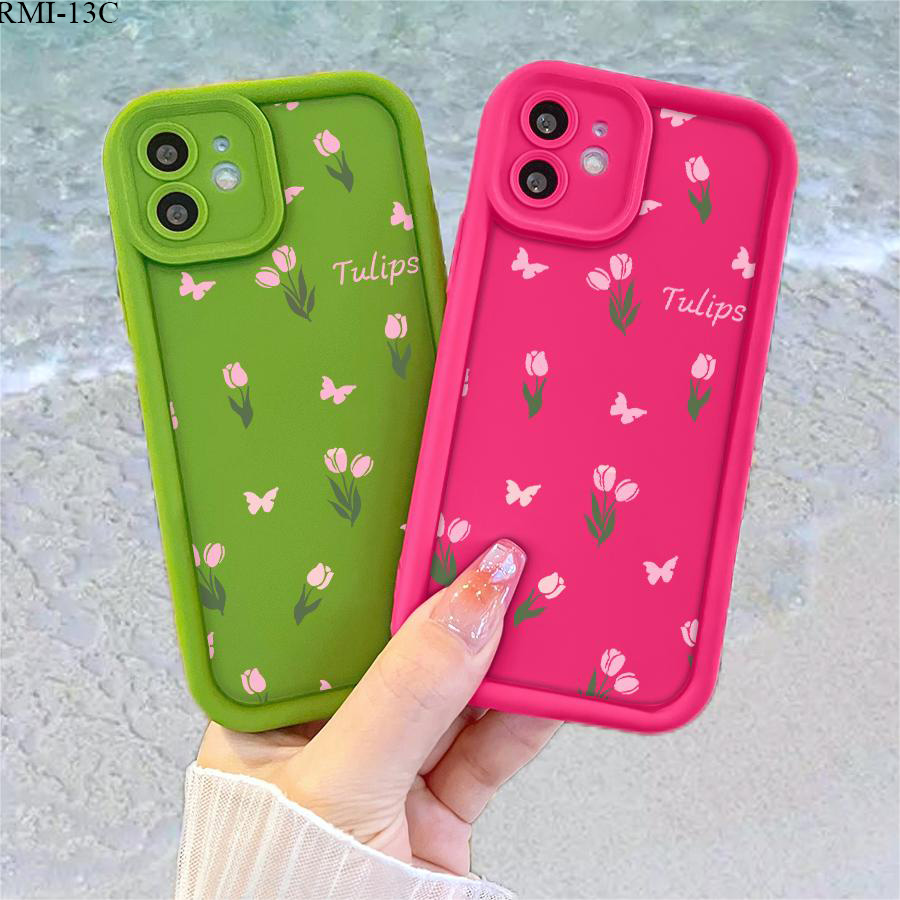 Capinha Xiaomi Redmi 13C 12C 12 10C 10 9C 10A 9A 9 A3 A2 A1 Para Case Flower Capa 0118 TY ...