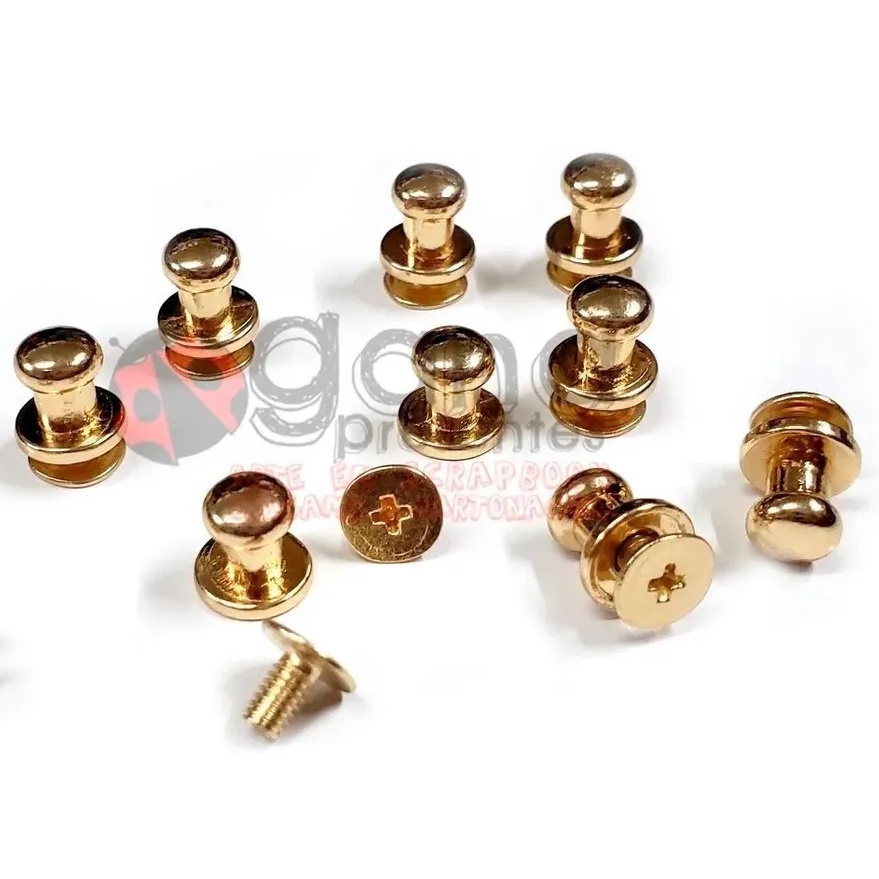 Carrapeta Puxador De Metal Carrapeta 7mmx5mm (hxl) 10unids Dourado ...