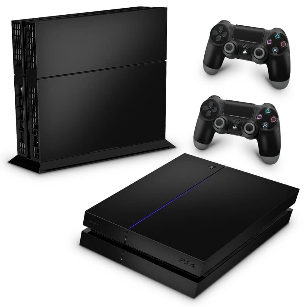 Skin Adesivo PS4 Fat Preto Fosco Mate Pop Arte Skins