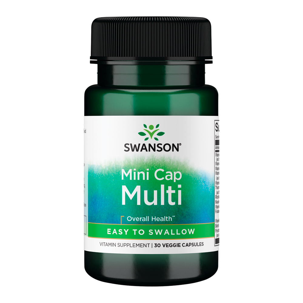 Multivitamínico Mini Cap Swanson 30 Capsulas Importado | Shopee Brasil