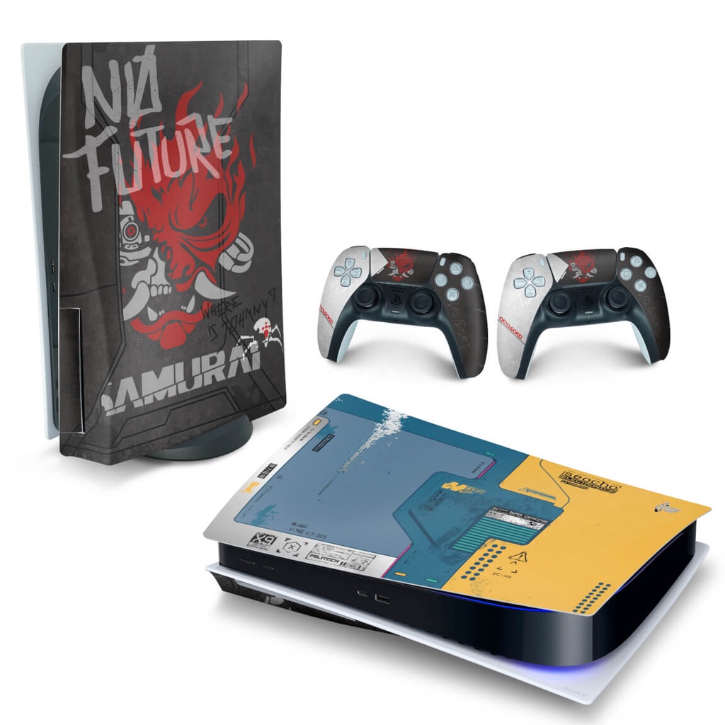 Skin PS5 Adesivo Horizontal Cyberpunk 2077 Bundle