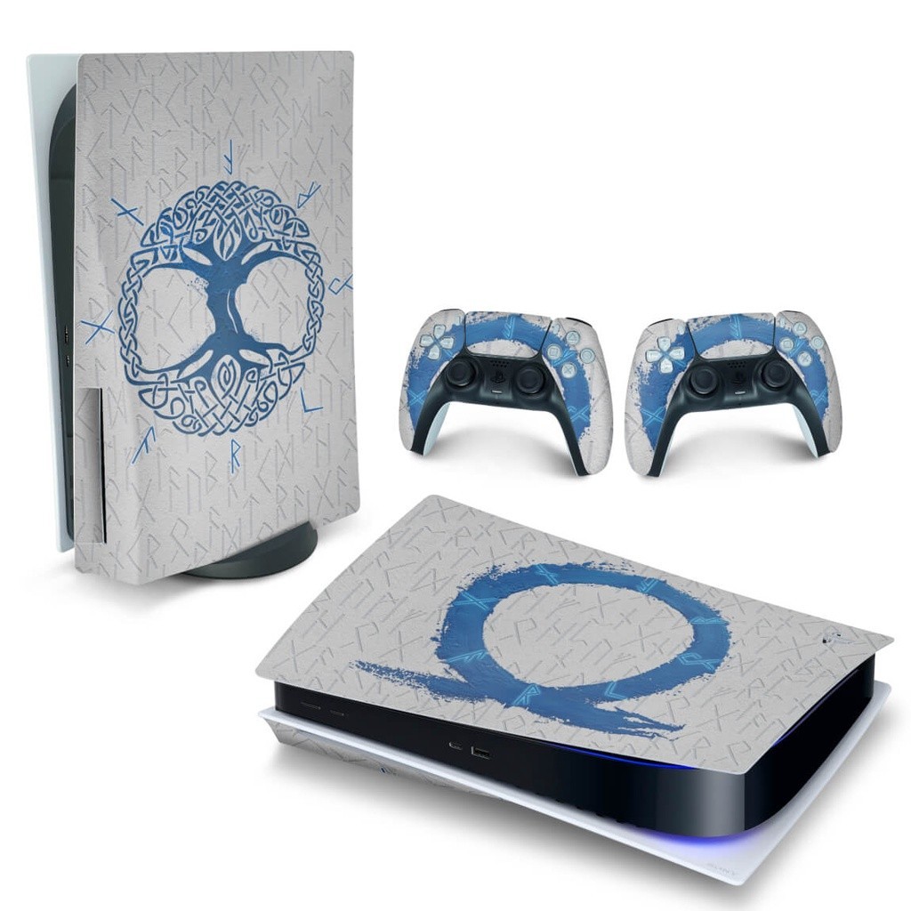 Skin PS5 Fat Horizontal Adesivo - God Of War Ragnarok | Shopee Brasil