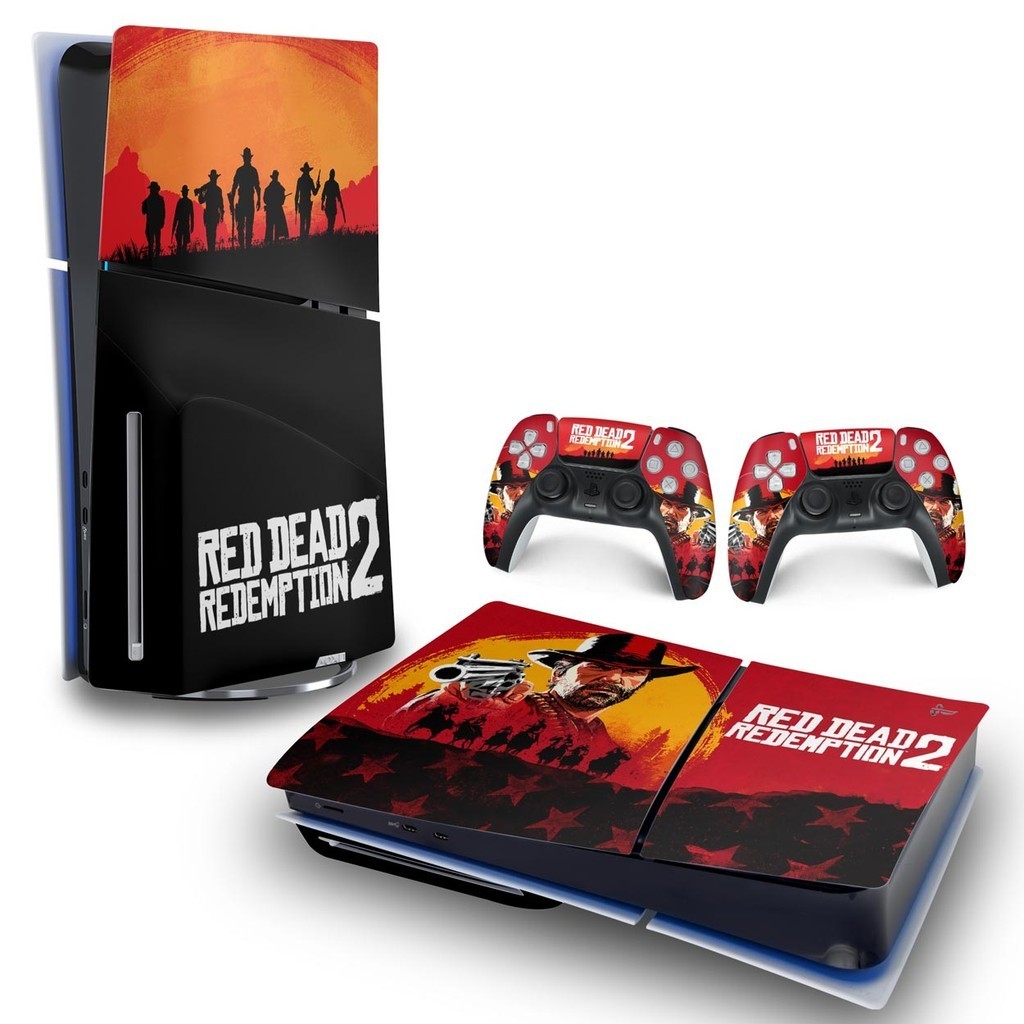Skin PS5 Slim Adesivo Horizontal - Red Dead Redemption 2 | Shopee Brasil