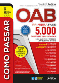 Como Passar Na Oab - 1A Fase - 5000 Questões Comentadas | Shopee Brasil