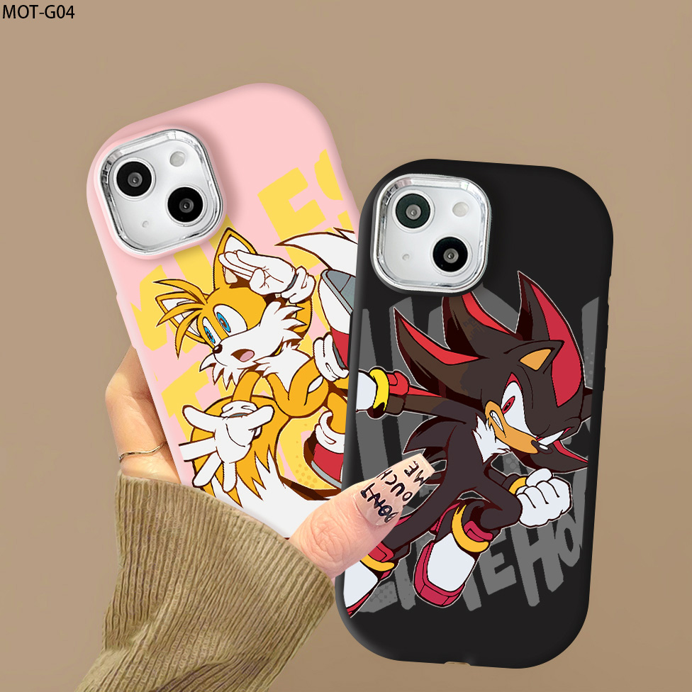 Capa Para Motorola Moto G04 G04S G6 G7 G8 G9 Play Plus Power Lite Capinha Case Silver Lens 0323 ...